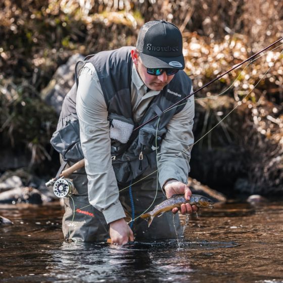 Snowbee Prestige Technical Fishing Shirt - Blue